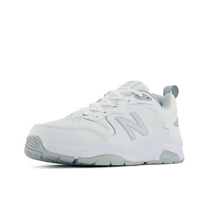New Balance Women's 857 V3 Casual Comfort Cross Trainer, White/Cyclone, 6