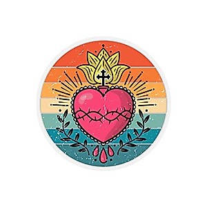 Teegarb Letter Blanket Sticker Decal Humorous Catholic Church Pastor Enthrone Priesthood Pun Hilarious Ministers Stickers for Laptop Car 6" × 6" / Transparent