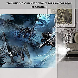 Projector Screen, Lightweight Projector Curtain, for Outdoor Camping Movie (120 inches)