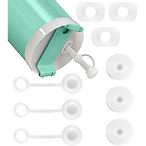 9 PCS Silicone Spill Proof Stopper Set for Stanley Cup, Stanley Cup Spill Proof Stopper Include 3 Straw Lids 3 Square Spill Stoppers And 3 Round Spill Stoppers For Stanley 40oz 30oz