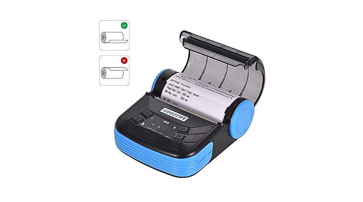 BISOFICE POS Printer MTP-3: Portable 80mm Bluetooth Thermal Printer
