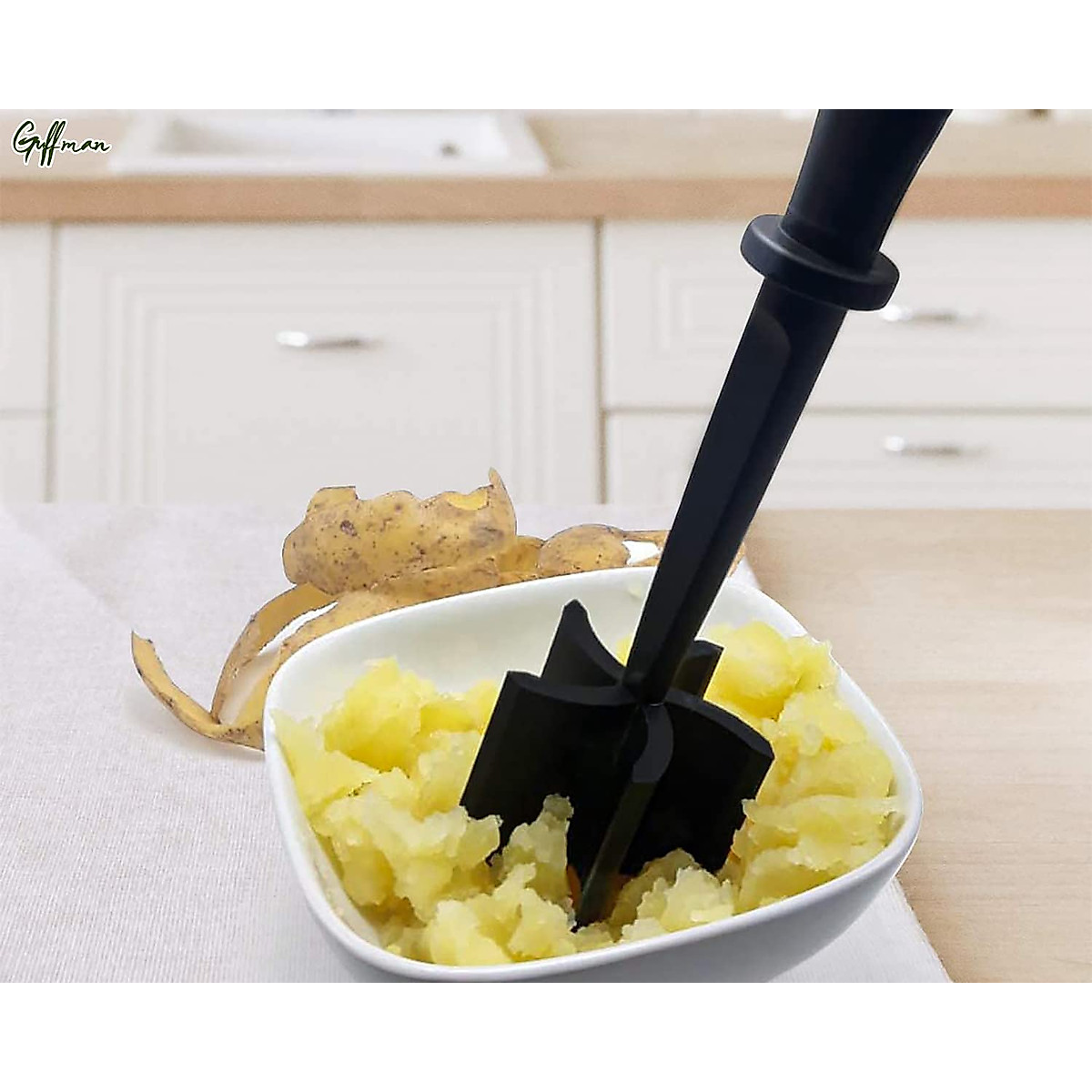 Meat Chopper for Ground Beef - Heat Resistant Ground Beef Smasher for Hamburger Meat - Nylon Hamburger Chopper Utensil - Ground Meat Chopper - Easily Mix and Chop, Meat Masher Tool ksi