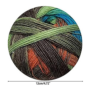 Wool Yarn Ball Thread Knitted Threads Soft and Comfortable Knitting for Mother Grandmother Crafts Making Gift