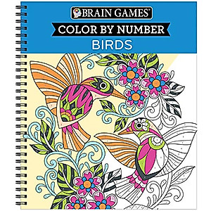 Brain Games - Color by Number: Birds