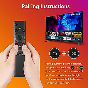 New BN59-01330A Voice Replacement Remote Control Fit for Samsung TV,UN55TU850DFXZA UN55TU8200FXZA UN65TU8200 UN85TU8000FXZA QN75Q80TAFXZA QN55Q80TAFXZA QN85Q80TAFXZA QN65Q70TAFXZA