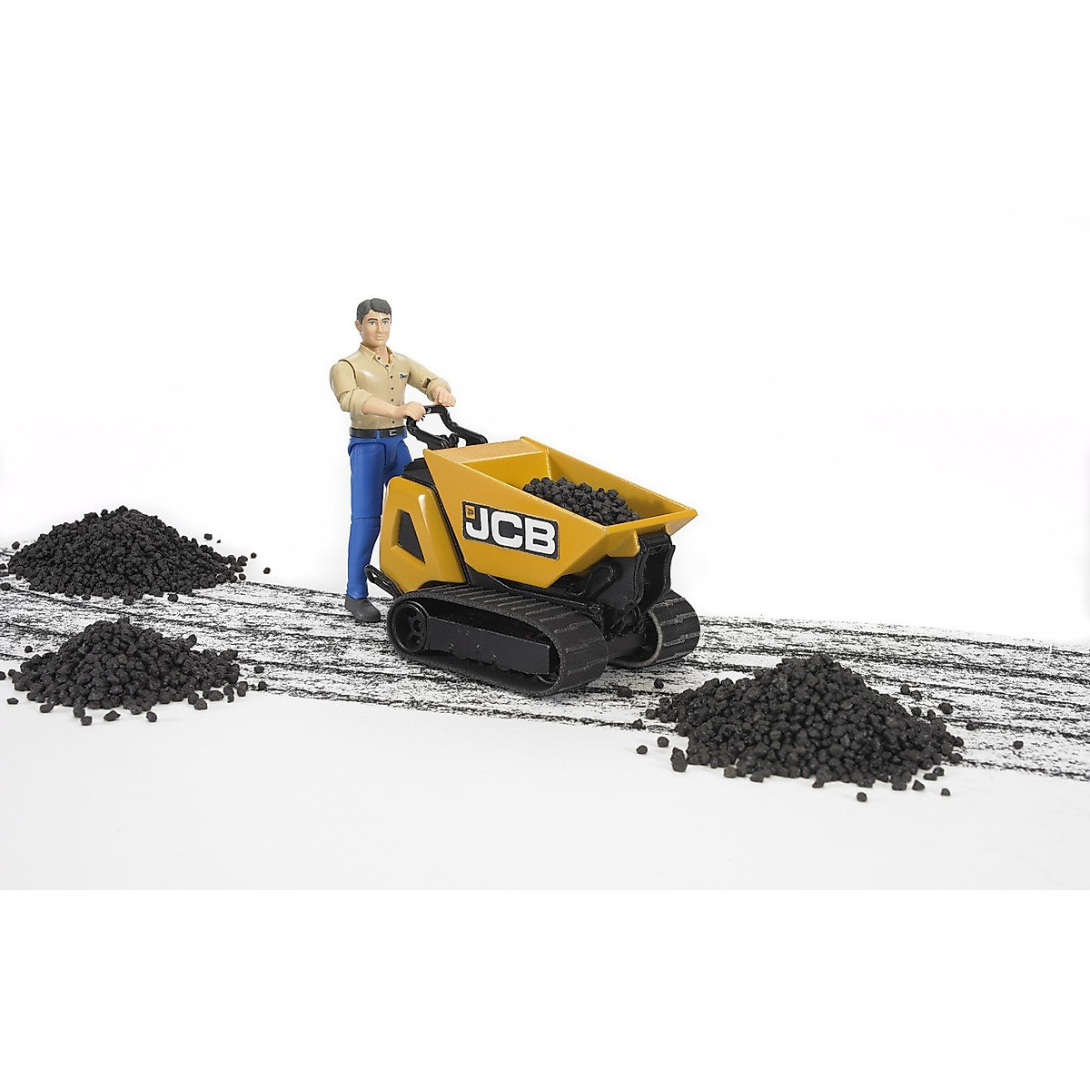 Bruder Jcb Dumper Htd-5 and Construction Worker (Colors May Vary)