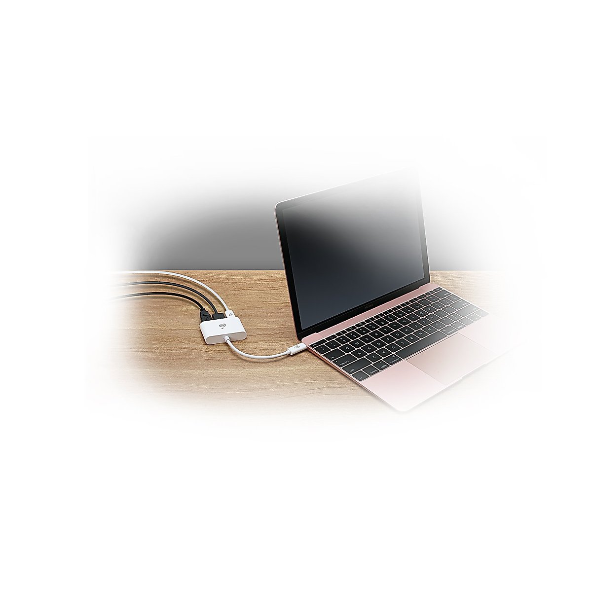 IOGEAR USB-C to 1 to 3 Adapter - 1 HDMI Out - 1 USB A Out - 1 USB-C - Power Delivery 100W - 4K@30Hz - MacBook Pro - iMac - Chromebook - More USB 3.0 Type-C Devices - GUC3C3H