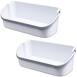 240356401 (Packs of 2) Durable refrigerator Door Shelf Replacement, Length 15.38", Compatible frigidaire Side Bin, Top 2 shelves on refrigerator side, Replac 240356402,240356406, 240356409