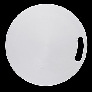 uxcell Plastic Kitchen Round Dual Side Fruit Vegetable Meat Cutting Chopping Block Mats Board