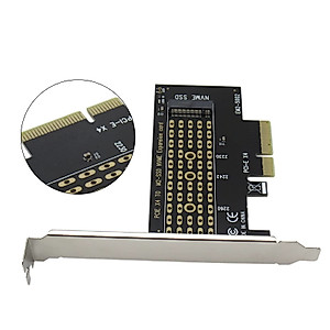 2x M.2 NVMe drive to a PCI-e 3.0 port for M key NVMe drives with PCIe support only Fits a PCIe x4, x8, or x16 slot