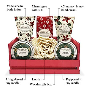 Gift Set for Women. Includes Scented Candles. Themed Holiday Presents. Popular Birthday, spa Gifts for Teenagers, Friends