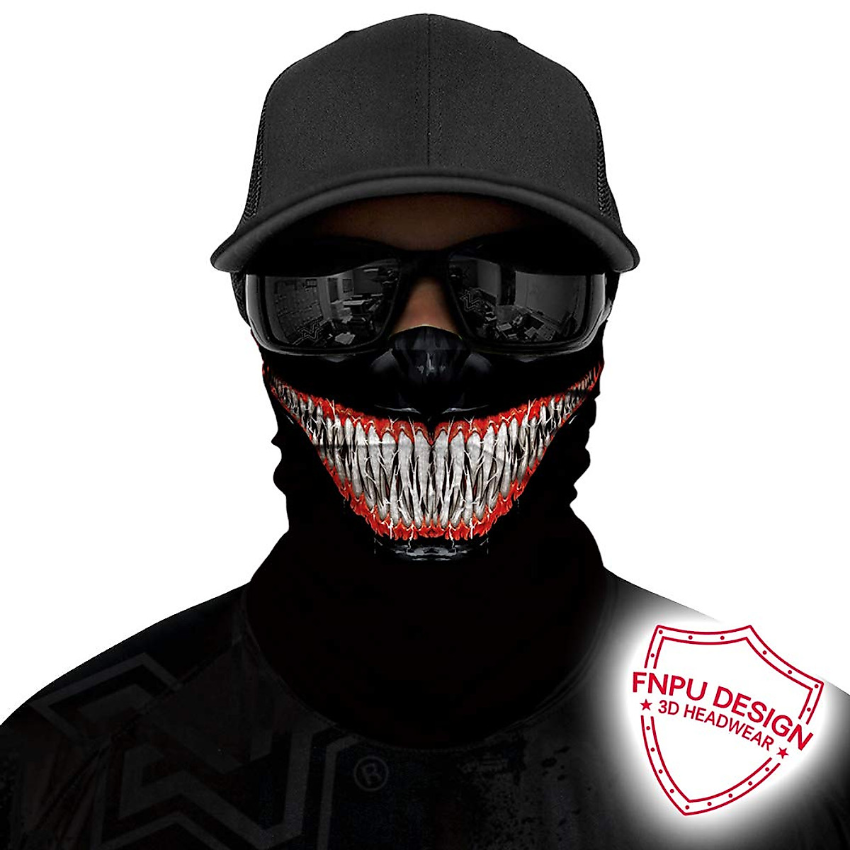 Skull Face Mask Bandanas, Neck Gaiter, Headwear, Magic Scarf, Headband for dust Sun Wind