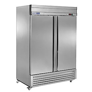 Kratos Commercial Freezer, 2-Door Reach-in Freezer, 54"W, 46 Cu Ft, Self-Closing Doors (68K-774)