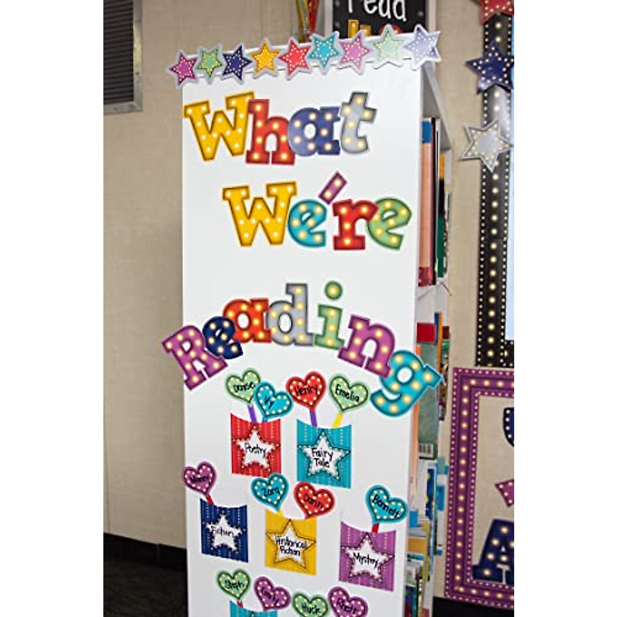 Teacher Created Resources Marquee Library Pockets - Multi-Pack