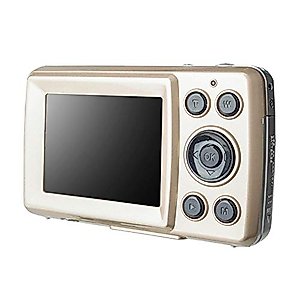 Portable Digital Camera, 16MP Zoom Recording Compact Camera Pocket Camera with 2.4 Inch Display Point and Shoot Camera for Kids, Beginners(Black)