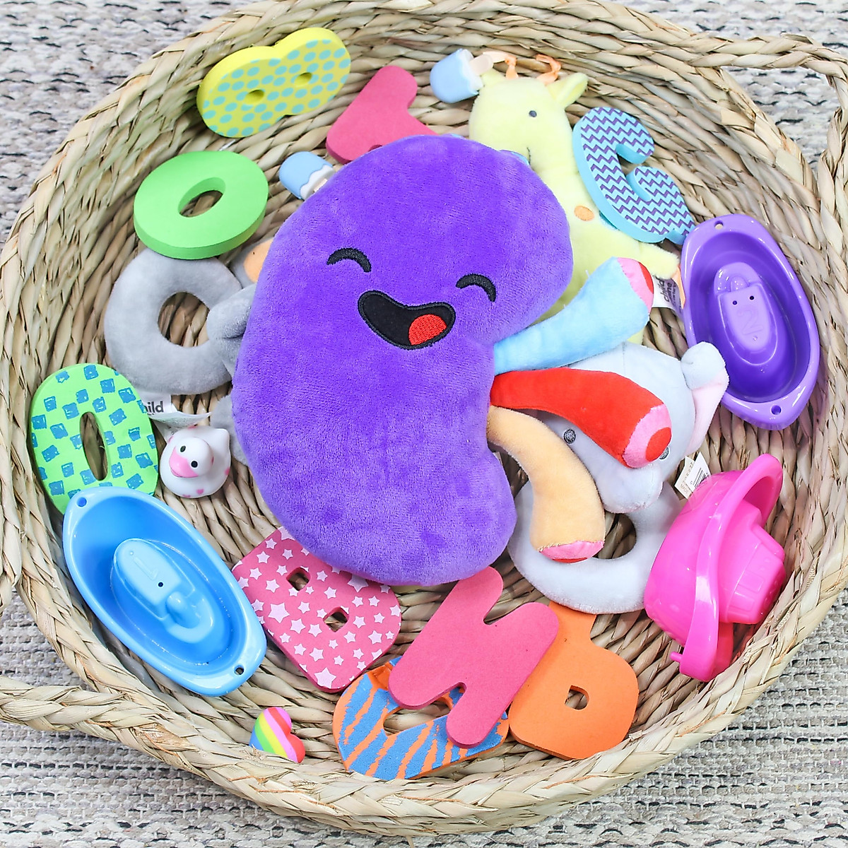 Attatoy Plush Kidney, Stuffed Body Organ Toy for Get Well Gift, Health Education and More