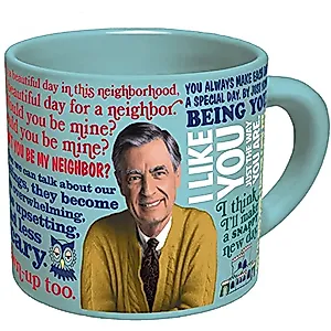 Mister Rogers Heat Changing Mug - Add Coffee or Tea and Mr. Rogers' Jacket Changes to His Sweater - Comes in a Fun Box
