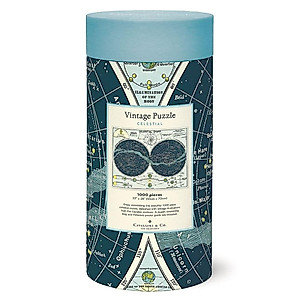 Cavallini Papers & Co. Celestial 1,000 Piece Puzzle, Multi