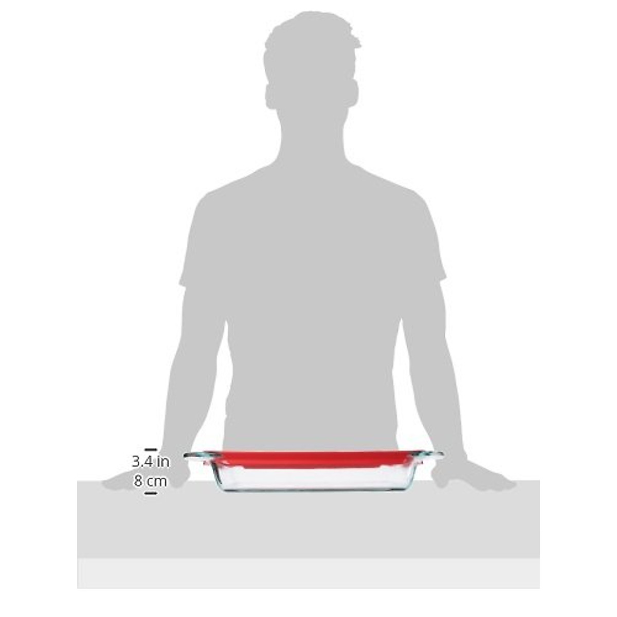 Pyrex Easy Grab 6-Piece Glass Bakeware and Food Storage Set