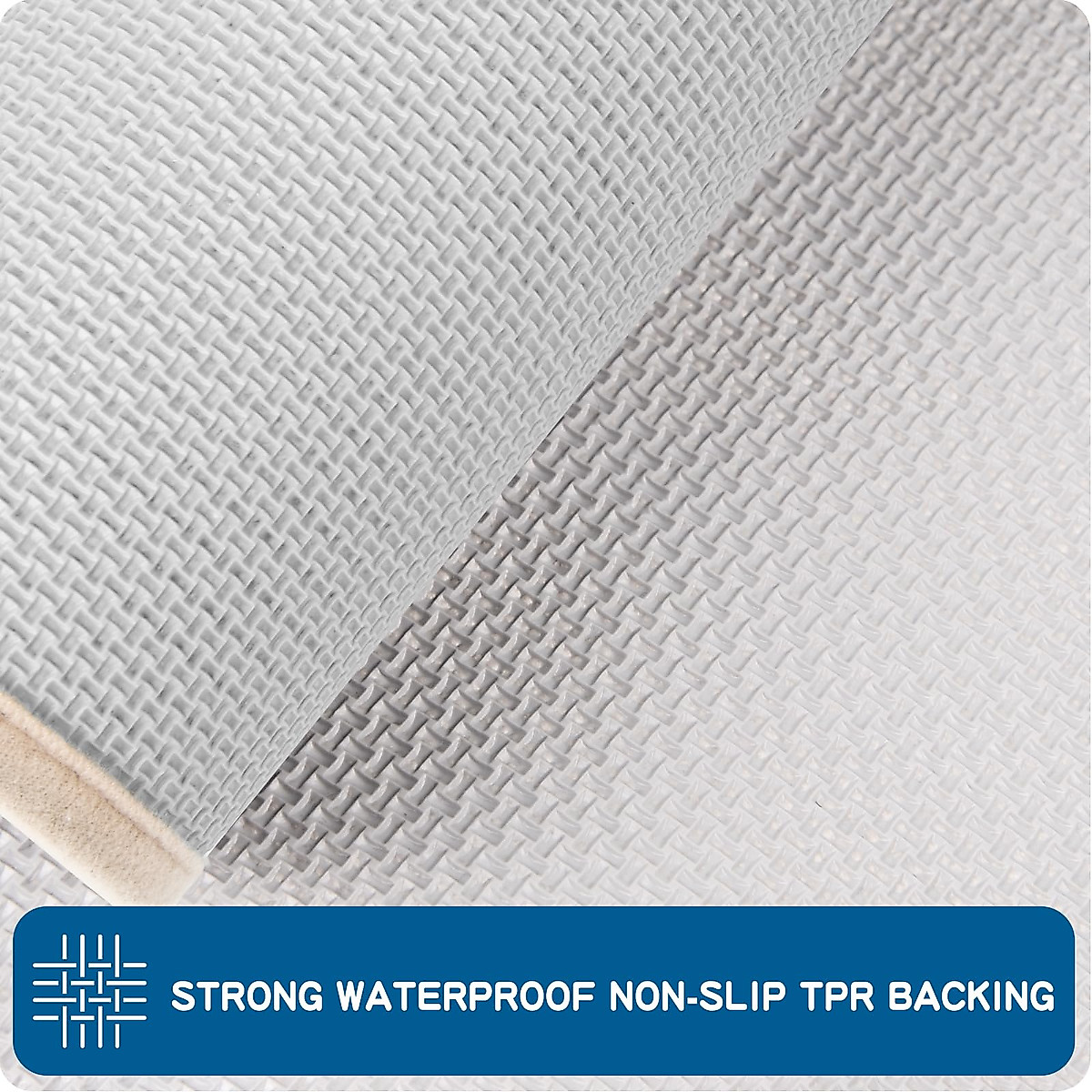 PURRUGS Machine Washable Kitchen Rug Set of 2, Non-Slip/Skid Kitchen Runner Rugs & Floor Mats, Super Absorbent Soft Area Rugs for Sink, Kitchen & Laundry, Rolled Packaging, Beige