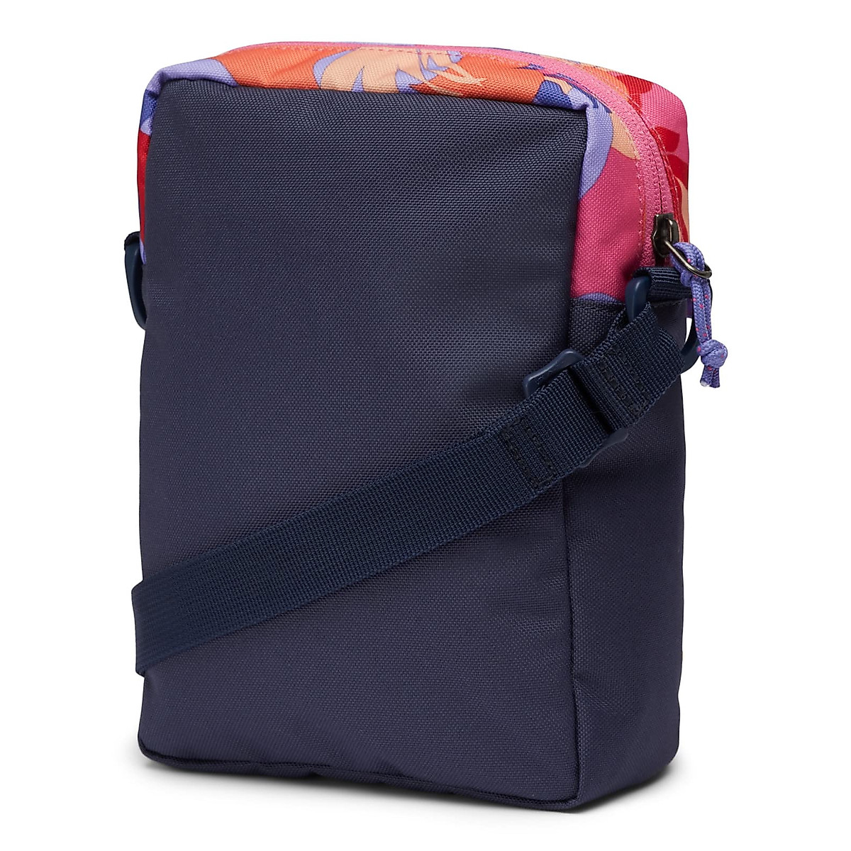 Columbia Unisex Zigzag Side Bag, Wild Geranium Floriated/Nocturnal, One Size