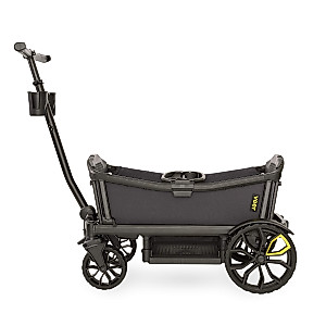 Veer Cruiser Essentials Bundle - Premium Stroller Wagon with Foldable Storage Basket & Retractable Canopy - The Feel & Safety of a Stroller Combined with The Fun of a Lightweight, Rugged Wagon