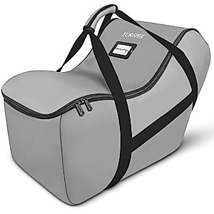 YOREPEK Infant Car Seat Travel Bag Compatible with UPPAbaby MESA V2 and Base,Fit for All Nuna Pipa Car Seat and Base, Padded Car Seat Bags for Air Travel, Carseat Cover for Airplane Travel, Grey