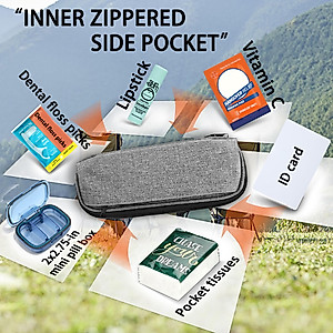 IFERRENS Travel Utensils Set with Splash-poof Bag, Portable Cutlery for Work, Reusable Camping Silverware Utensil, 18/0 Stainless Steel Flatware for Adult Lunch Picnic Hiking EDC Gadgets Lunch Box