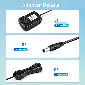 CJP-Geek 6.5V AC/DC Adapter Compatible with Blackstar Fly 3 Bass Amplifier Fly3 & Fly 103 Guitar Speaker PSU1FLY PSU-1 SW10-06501500-W Power Supply