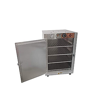 HeatMax 16x16x24 Small Hot Box Food Warmer with an Interior usable shelf space of 13 x 15.5 inch. Countertop Pizza, Patty, Pastry, Empanada, Concession Hot Food Holding Case