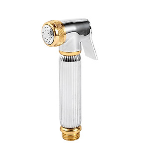 Handheld Bidet Sprayer, Bathroom Brass Shattaf Cloth Diaper Sprayer Toilet Spray Shower Head, Handheld Toilet Water Sprayer with Sprayer Function