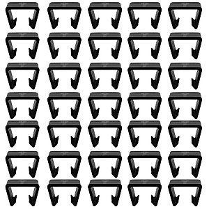 TAICHEUT 30 PCS Outdoor Furniture Clips, Patio Furniture Fasteners Outdoor Furniture Clips Wicker for Home, Patio and Outdoor Furniture, Black