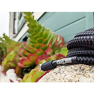 Pig Hog PC-H10BKR 1/4" Right-Angle to 1/4" Black Woven Guitar Instrument Cable, 10 Feet