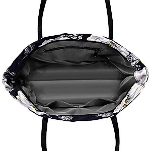 Floral Tote Bag Shoulder Bags For Women Waterproof Tote Handbags For Teens Beach School - Big Flower