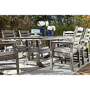 Signature Design by Ashley P802-625 Visola Dining Table, Gray