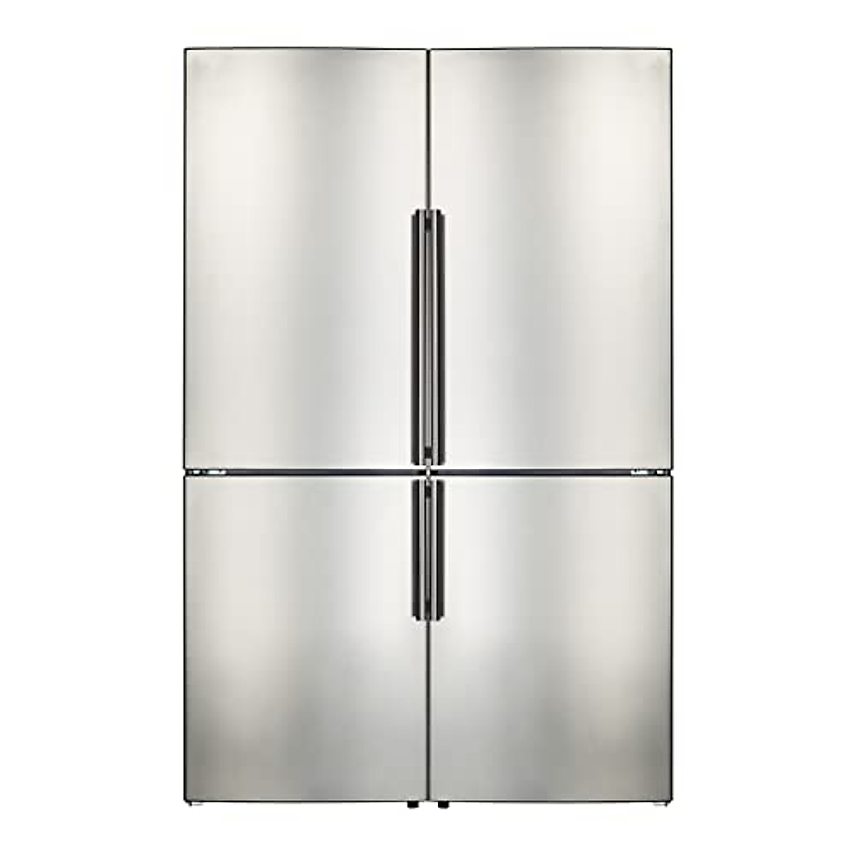 Forno Freestanding 48 Inch Side by Side Bottom Mount Freezer Refrigerator with 22.2 Cubic Ft. Total Capacity - Stainless Steel No Frost Fridge with Adjustable Shelves and and Child Safety Lock