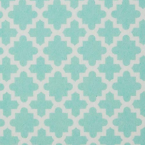 DII Fridge Liner Collection Non-Adhesive, Cut to Fit, 12x24, Aqua Lattice, 6 Piece