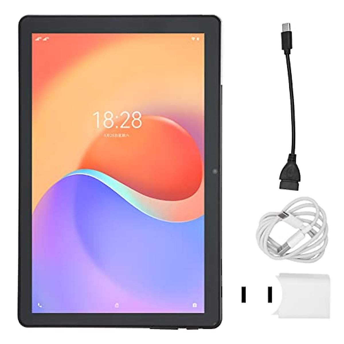 aqxreight HD Tablet, 8MP Front 16MP Rear 5G WiFi Octa Core Processor 100-240V Tempered Glass 4G Calling Tablet for Android 11 for Learning (U.S. regulations)