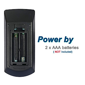 Replacement Remote Compatible with Yamaha YAS-107 YAS-108 YAS 1080 YAS-207 YAS 106 YAS-203 ATS-1070 ATS-1060 ATS-1080 ATS-1030 FSR66 ZJ78750 YAS-105 YAS-103 Soundbar Home Audio Speaker System