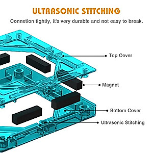 Marble Runs Magnetic Tiles - Toy Magnetic Building Sets 132pcs Magnet Building Blocks Tiles STEM Learning for Girls Boys Kids Toddlers Baby Children Ages 3+ Years Old Birthday Easter Day Gift