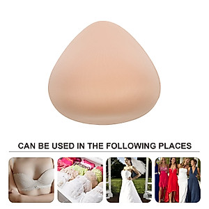 Sponge Breast Form Prosthesis Bra Pad Ventilation Sponge Boobs Prosthesis Triangle Bra Pad for Women B C D Cup