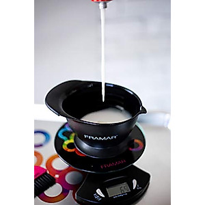 Framar Digital Scale, Hair Color Scale, Kitchen Scale, Food Scale, Gram Scale - Elegant Black