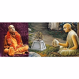 IS4A 8MM TULSI HOLY BASIL PRAYER BEADS JAPA MALA NECKLACE HAND KNOTTED. KARMA 108+1=109 BEADS. BLESSED & ENERGIZED HINDU TIBETAN BUDDHIST SUBHA ROSARY RED TESSEL