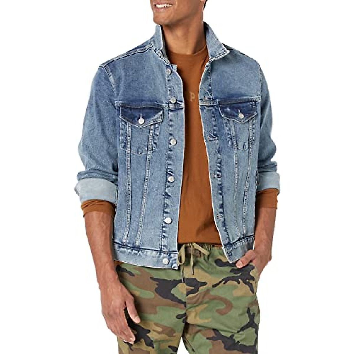 GAP mens Icon Denim Jacket, Medium Light, XX-Large US