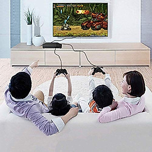 Dosnura 2 Player Retro Handheld Game Console, HD Video Handled Game Console Preloaded 843 Classic Games 4K HDMI TV Output with 2PCS Joystick for a Great Gifi for Game Player