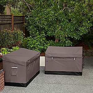 Classic Accessories Ravenna Water-Resistant 85 Gallon Deck Box, outdoor storage box