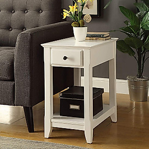 Acme Bertie End Table in White