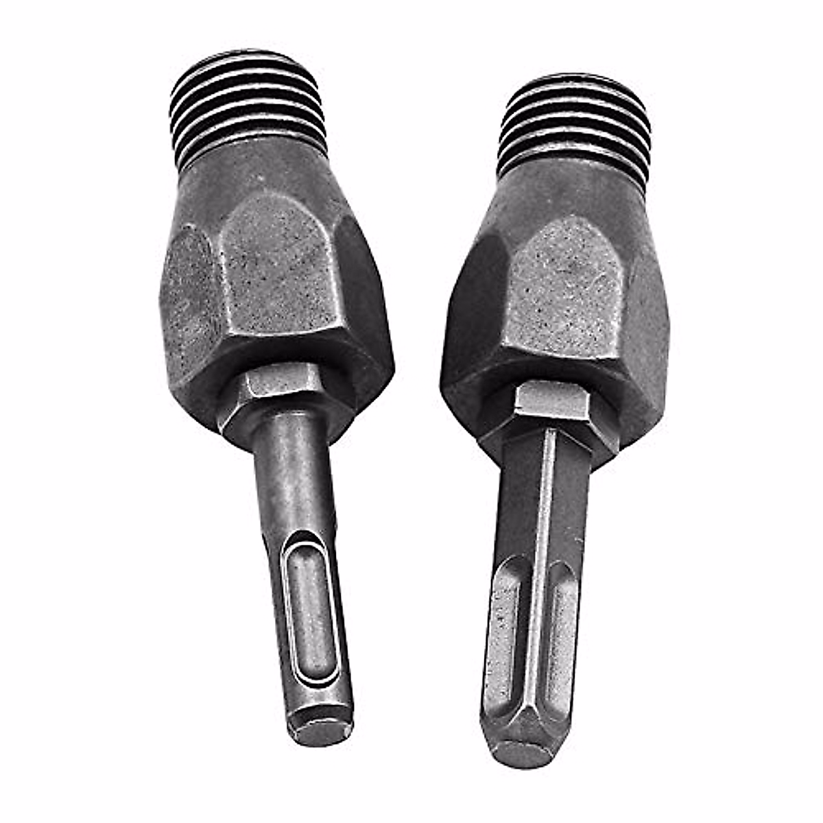 Dtacke SDS-Plus Arbor Adapter Hammer Diamond Core Drill Bits Connecting Hammer Drill Bit Accessories (Round Shank)