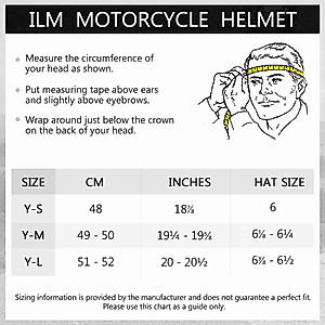 ILM DOT&ECE Youth ATV Helmet kids Dirt Bike Helmet Child Motocross Dirtbike BMX MX Offroad Dual Sport Full Face Casco para Moto Model AP-868(Flo Green,Youth-L)