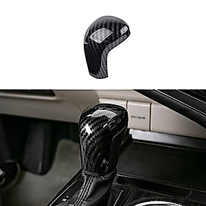 CKE for Toyota Camry 2023 2022 2021 2020 2019 2018, for Corolla Sedan Avalon 2022 2021 2020 2019 Accessories Auto Gear Shift Knob Cover Trim Cap Protector Interior Sport Style - Carbon Fiber Grain